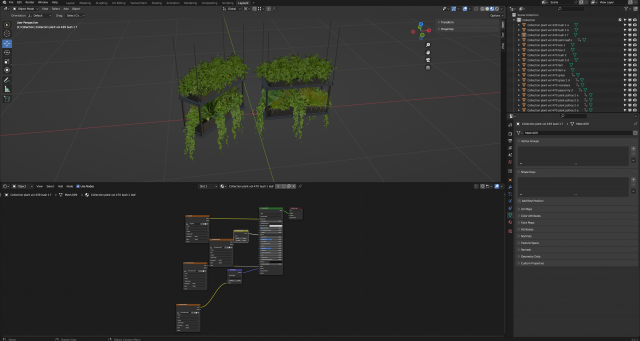 Collection Plant Vol 470 - Blender Model 3D Model in Small Plants 3DExport