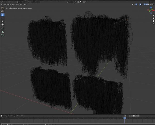 Collection plant vol 486 - blender model 3D Model in Bush 3DExport