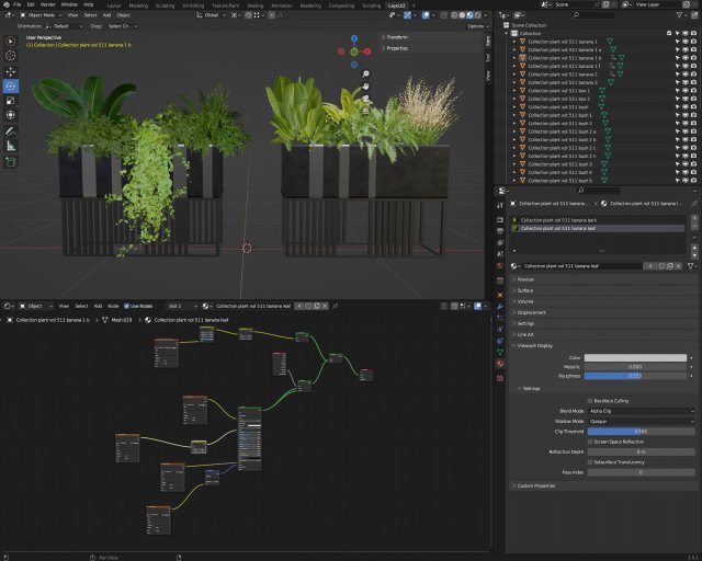 Collection plant vol 511 - blender model 3D Model in Small Plants 3DExport
