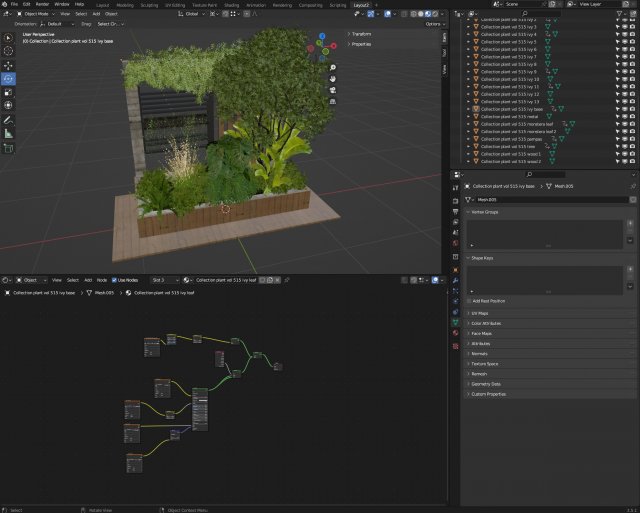 Collection plant vol 515 - blender model 3D Model in Small Plants 3DExport