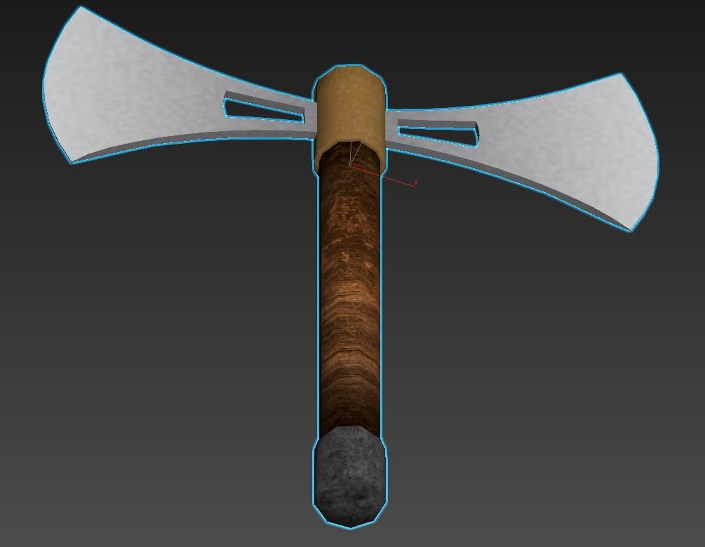 axe - both side 3D Models in Miscellaneous 3DExport