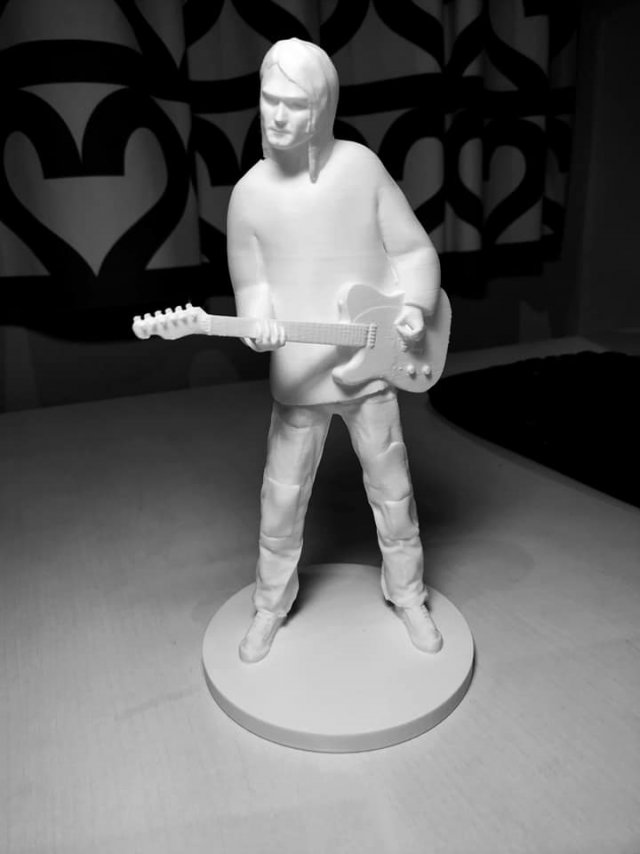 Kurt Cobain 3D Print Model in Man 3DExport