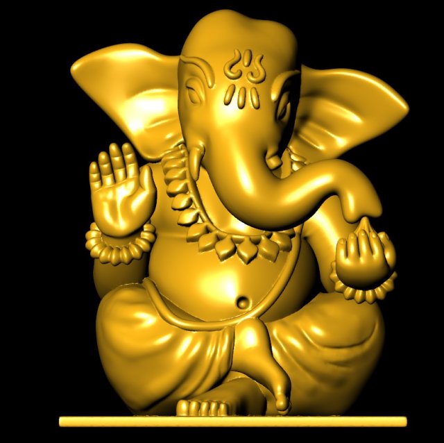 ganesh ji model ready for 3d print 3d print model 3D Print Model in ...