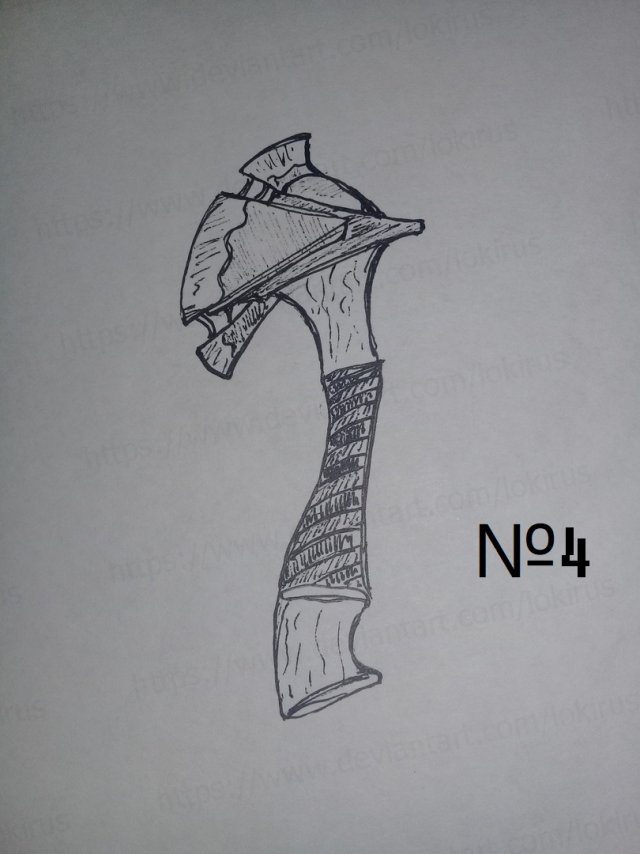 Axe number 4 3D Model in Other 3DExport