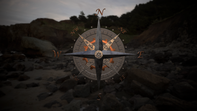 compass rose 3Dモデル in 道具 3DExport