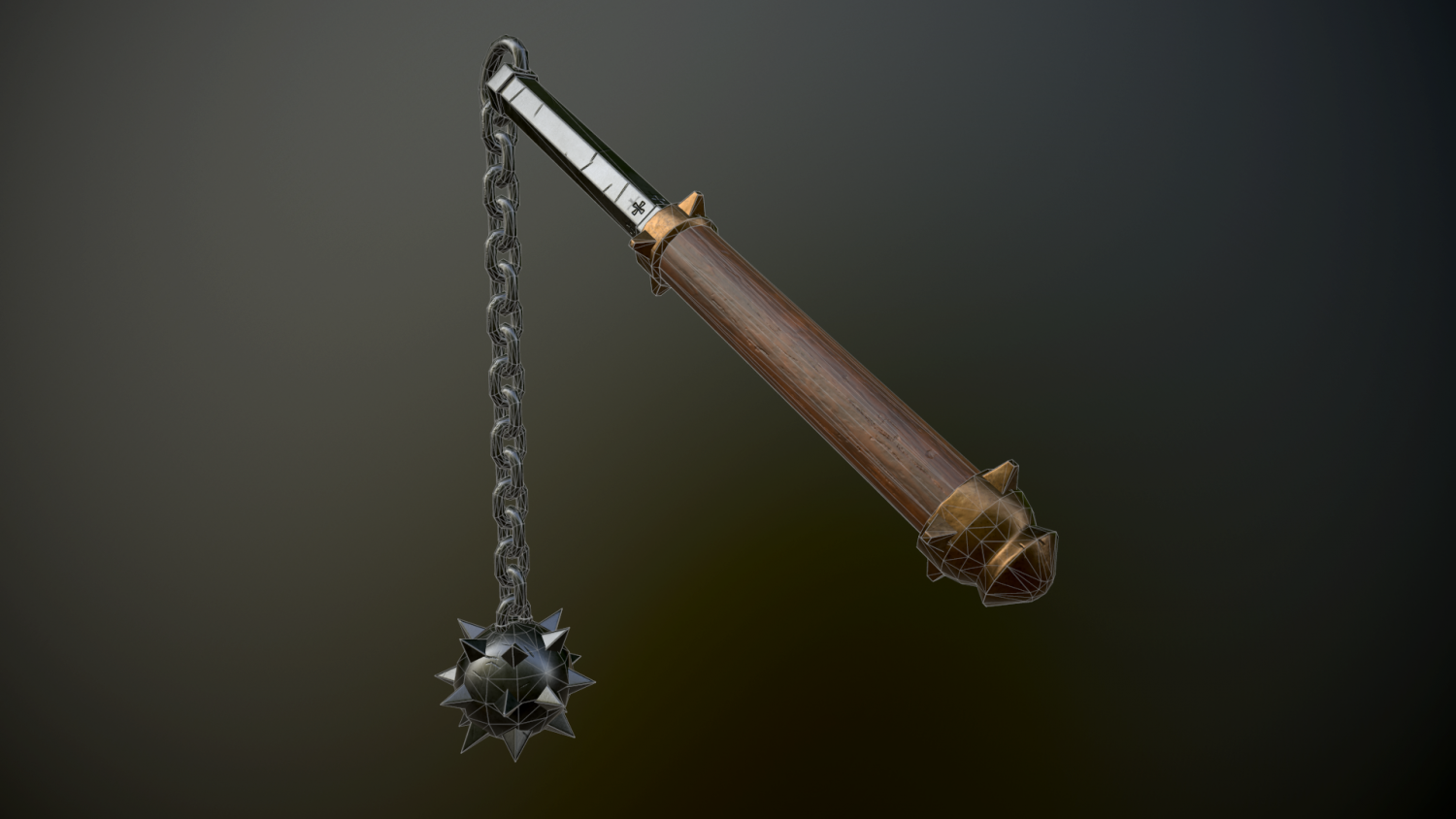 medieval morgenstern with chain 3D Models in Heavy Weapon 3DExport