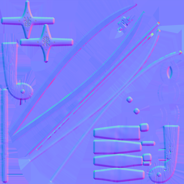 medieval scimitar Model 3D in Senjata Berat 3DExport