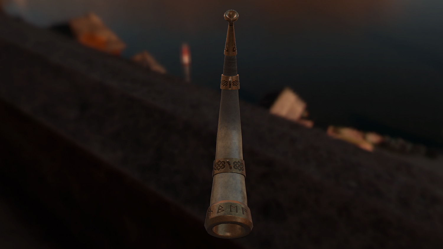 runed horn 3D Models in Other 3DExport