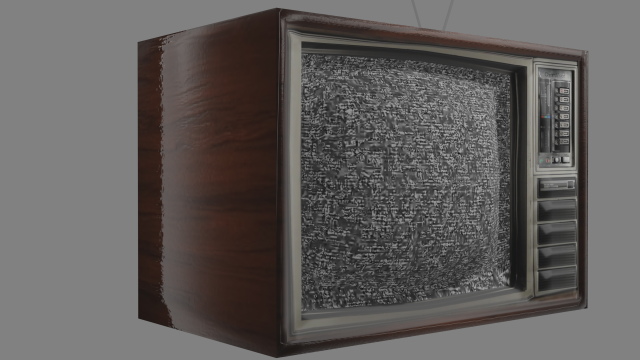 old tv Free 3D Model in TV 3DExport