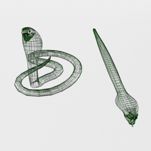 cobra snake 3D Model in Reptile 3DExport