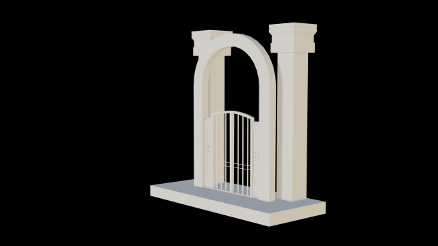 Dimensional Gateway Entrances 3D Print Model in Other 3DExport