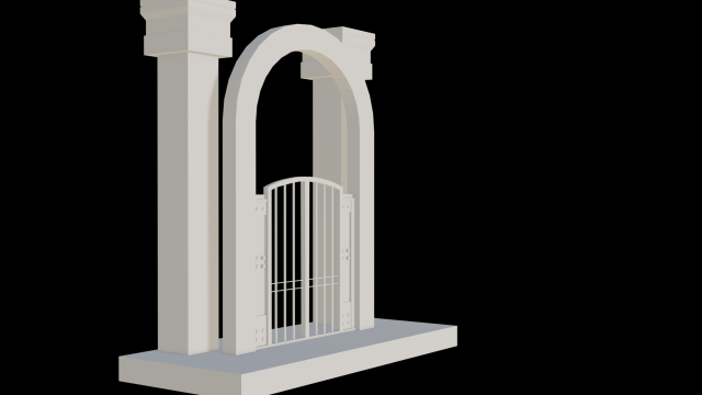 Dimensional Gateway Entrances 3D Print Model in Other 3DExport