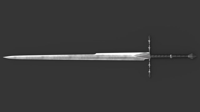 Sword Nazgul - Lord of the Rings 3D Print Model in Other 3DExport