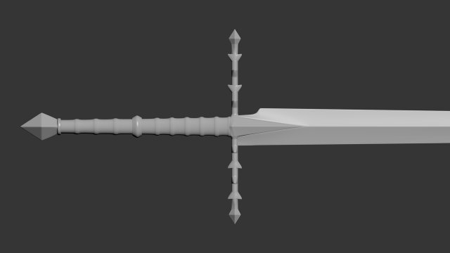 Sword Nazgul - Lord of the Rings 3D Print Model in Other 3DExport