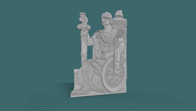 roman army soldier 3d stl model for cnc 3D Print Model in Sculpture ...