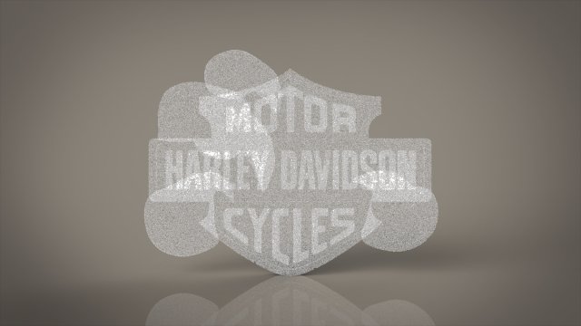 harley davidson logo 3D Print Model in Sculpture 3DExport