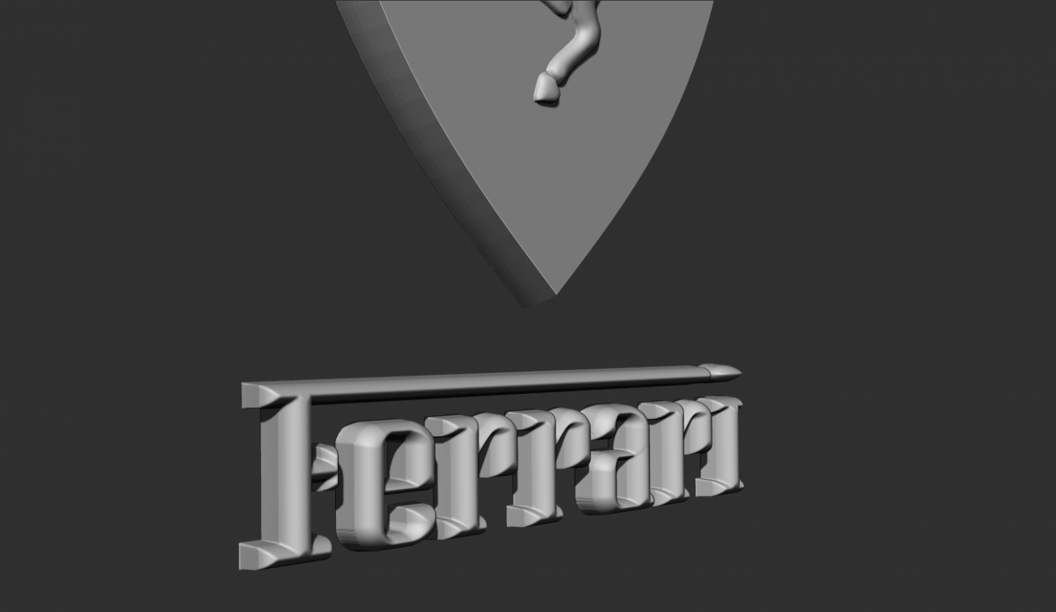 ferrari logo 3D Print Model in Signs and Logos 3DExport