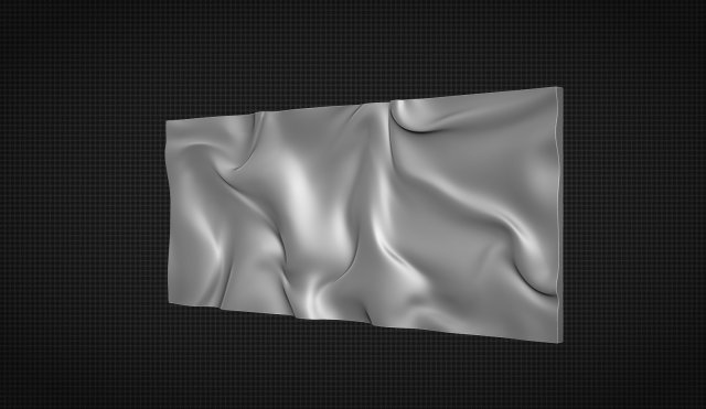 Organic wall hanging for cnc 3D Print Model in Decor 3DExport