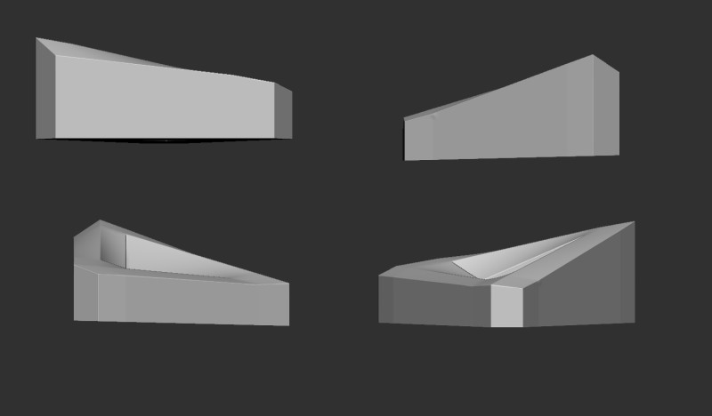 Impossible Triangle - Penrose triangle bas relief 3D Print Model in ...