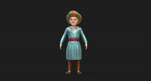 sultan 3D Model in Man 3DExport