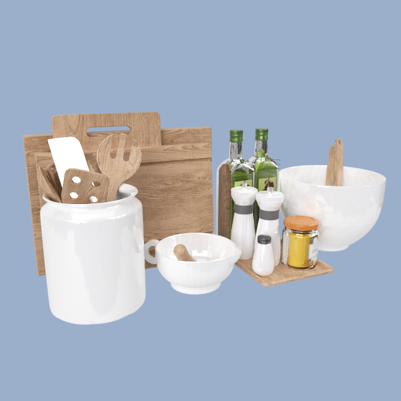 Kitchen Equipment 3D Model in Kitchen 3DExport