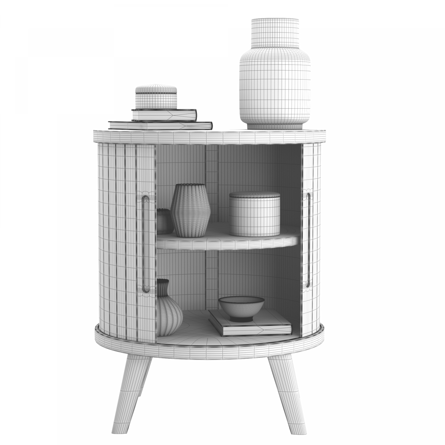 Cabinet 3D Models in Table 3DExport