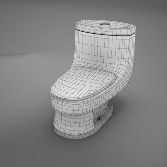 toilet 3D Model in Bedroom 3DExport