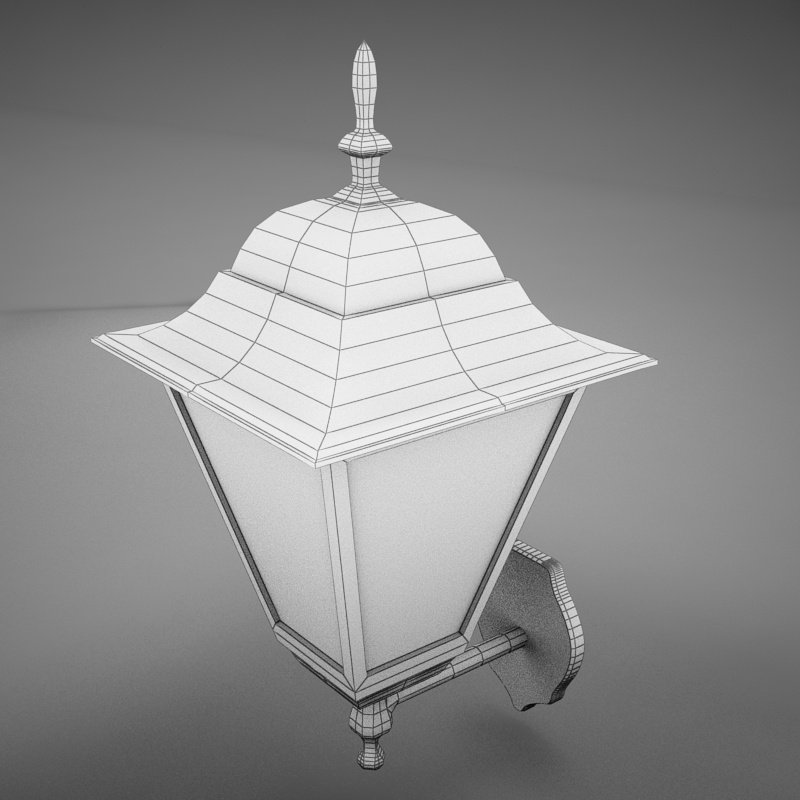 Light Fixture 3D Model in Wall lights 3DExport