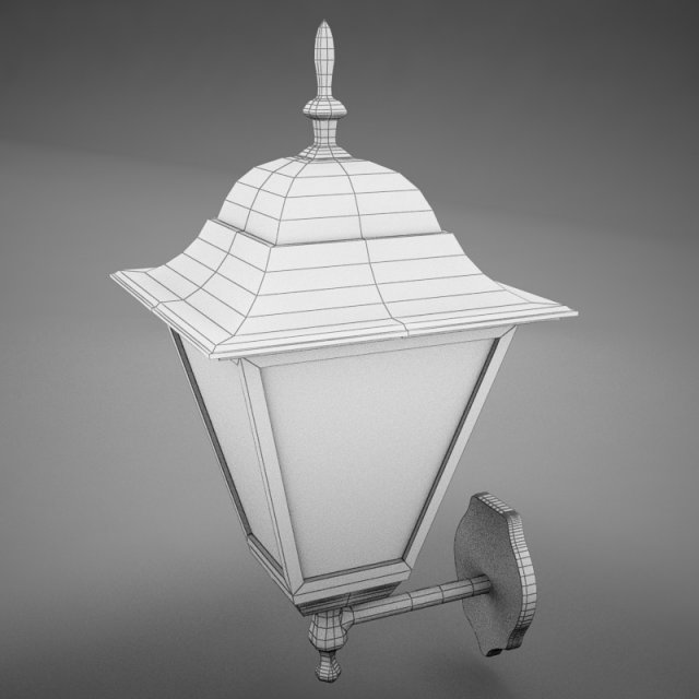 light fixture 3D Model in Wall lights 3DExport