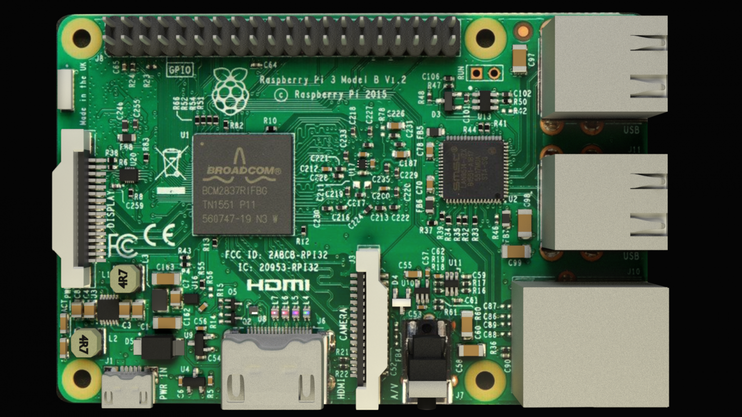 raspberry pi 3D Models in Computer 3DExport