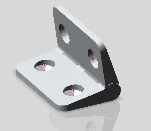 hinge 3d printable one piece 3D Print Model in Mechanical parts 3DExport