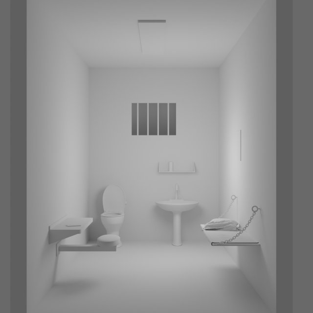 prison cell 3D Model in Other 3DExport