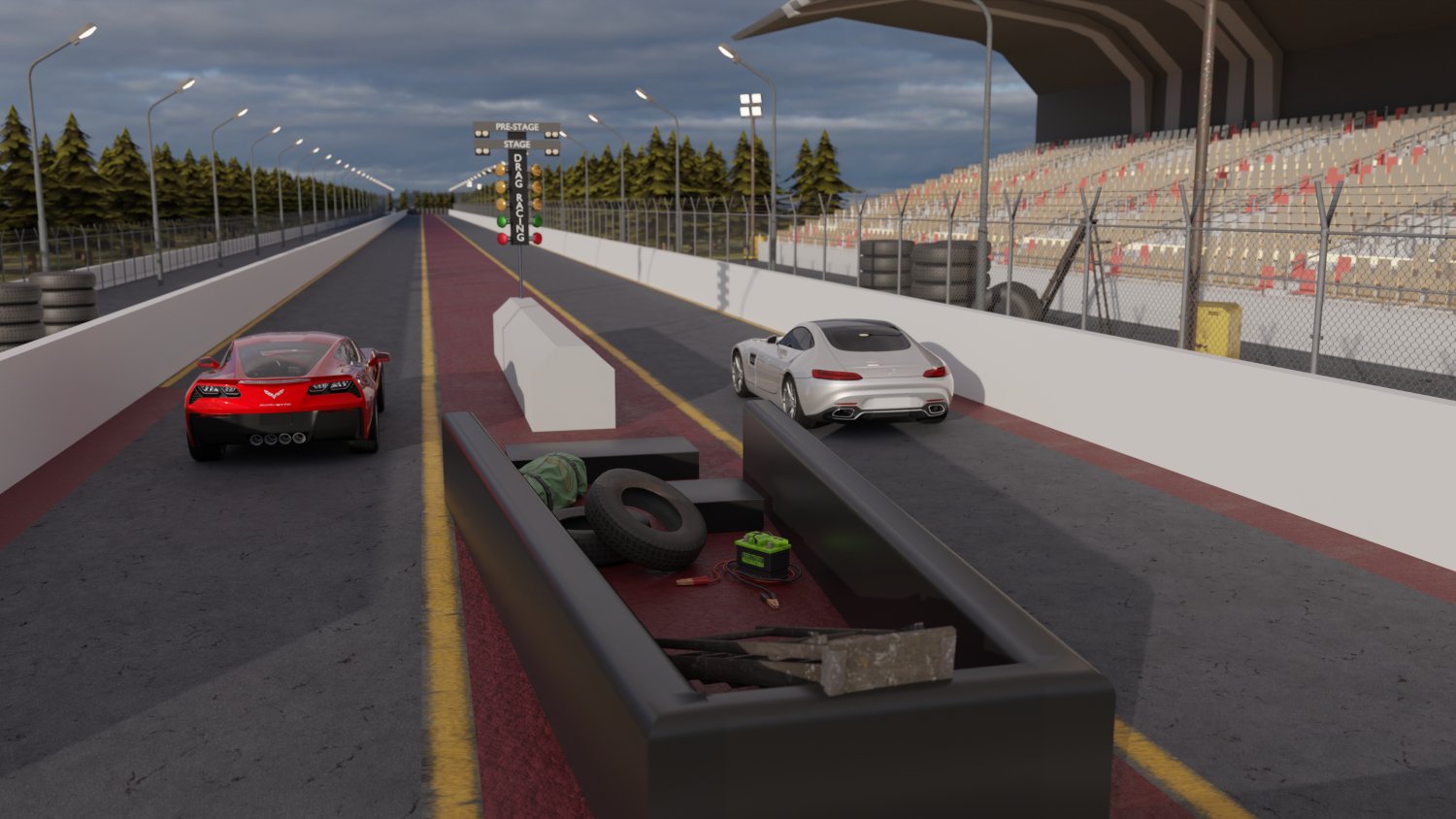 Drag Racing Track
