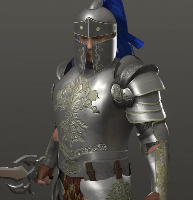 special knight 3D Model in Man 3DExport
