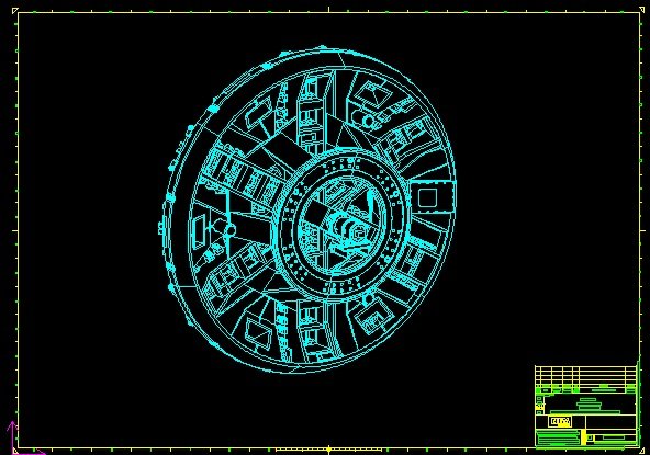 nfm 6 m tbm cutter head cutting head 3D Model in Machines 3DExport