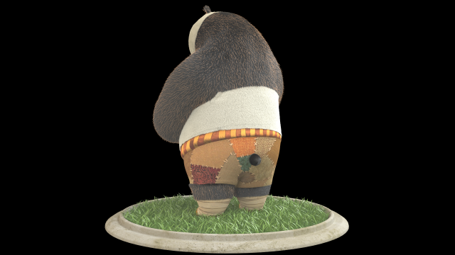 kung fu panda po 3D Model in Fantasy 3DExport