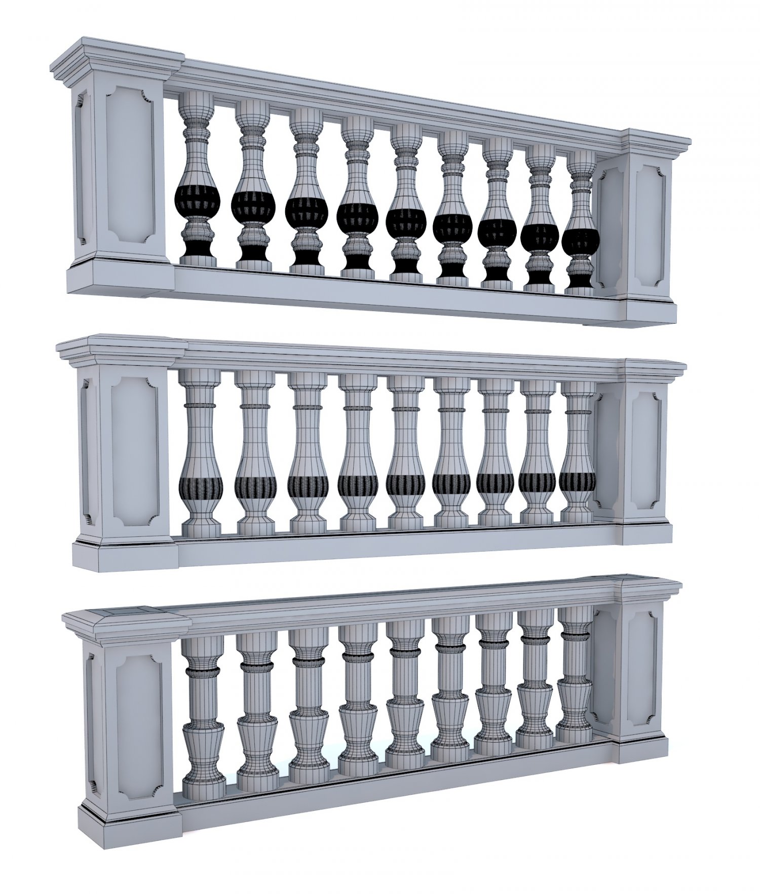 balustrade 3D Models in Decoration 3DExport