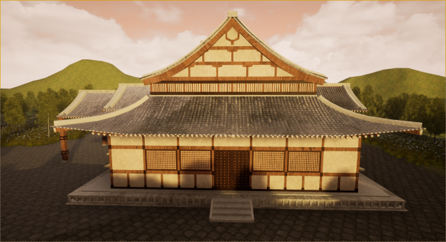 japanese temple 3D Model in Buildings 3DExport