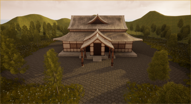 japanese temple 3D Model in Buildings 3DExport