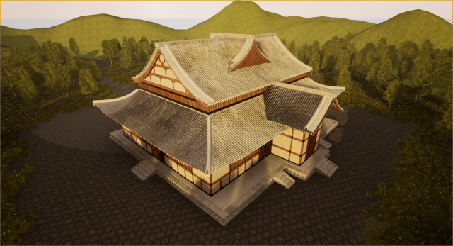 japanese temple 3D Model in Buildings 3DExport