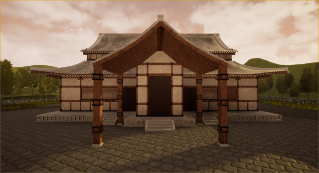 japanese temple 3D Model in Buildings 3DExport