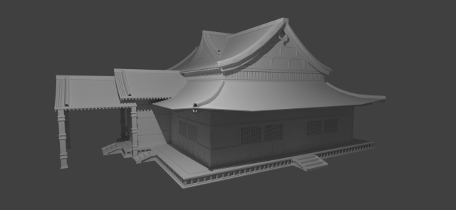 japanese temple 3D Model in Buildings 3DExport