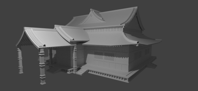 japanese temple 3D Model in Buildings 3DExport
