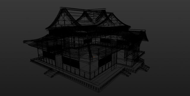 japanese temple 3D Model in Buildings 3DExport