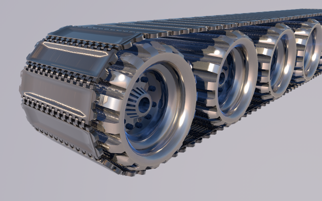 tank wheels 3D Model in Tank 3DExport