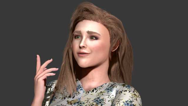 Chloe Grace Zbrush 3D model 3Dモデル in 女の人 3DExport
