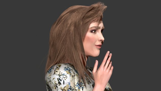 Chloe Grace Zbrush 3D model 3D Model in Woman 3DExport