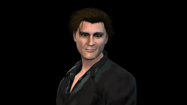 Joaquin Phoenix 3D Rigged model ready for animation 3D Model in Man ...