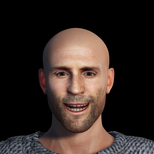 Jason Statham 3D Rigged model ready for animation Modelo 3D in Hombre ...