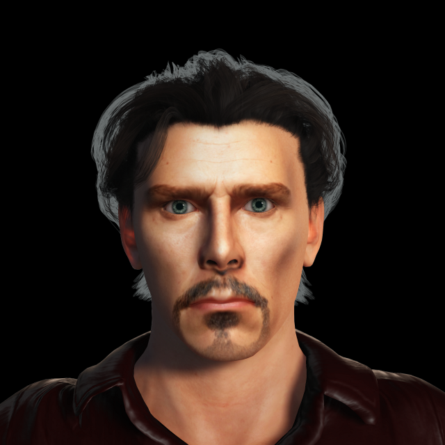Benedict Cumberbatch 2 3D Rigged model ready for animation 3D Model in ...